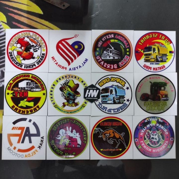 Truck Group Sticker Design Small Size 4x4 Inch | Lazada