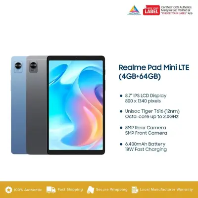realme Pad Mini Price in Malaysia & Specs - RM579 | TechNave
