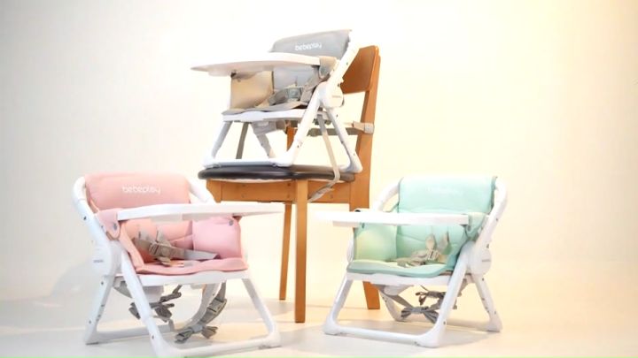 Bebeplay เก้าอี้พกพา ECO Portable Booster เก้าอี้ทานข้าวเด็ก แบบพกพา ...