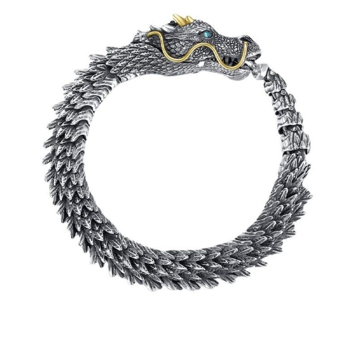 LR-Original 3D three-dimensional dragon model bracelet fashion ...