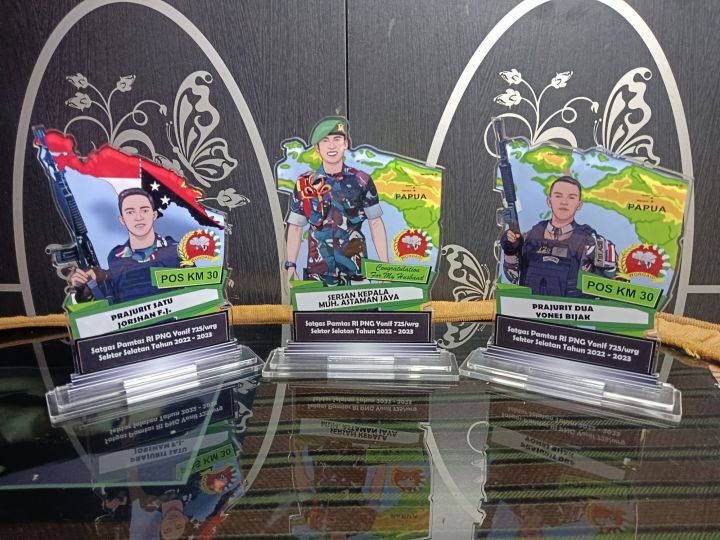 plakat akrilik Tni plakat tni ad Piagam TNI plakat tni au plakat tni al ...
