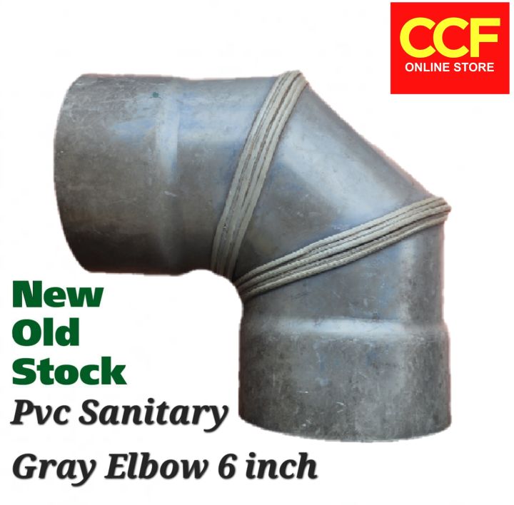 PVC Elbow Gray 6 inch 90° New Old Stock | Lazada PH