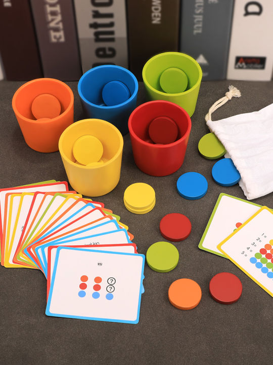 Color Recognition Classification Cup Fine Motor Skills Training ...