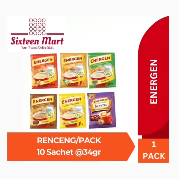 Energen Nutritious Cereal and Milk Sachet 10pcs (SG) | Lazada Singapore