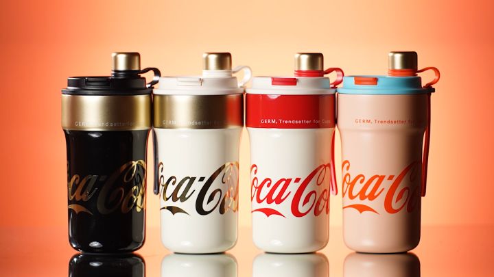 GERM x Coca-Cola Thermos Bottle Double Wall 316 Stainless Steel Leak ...