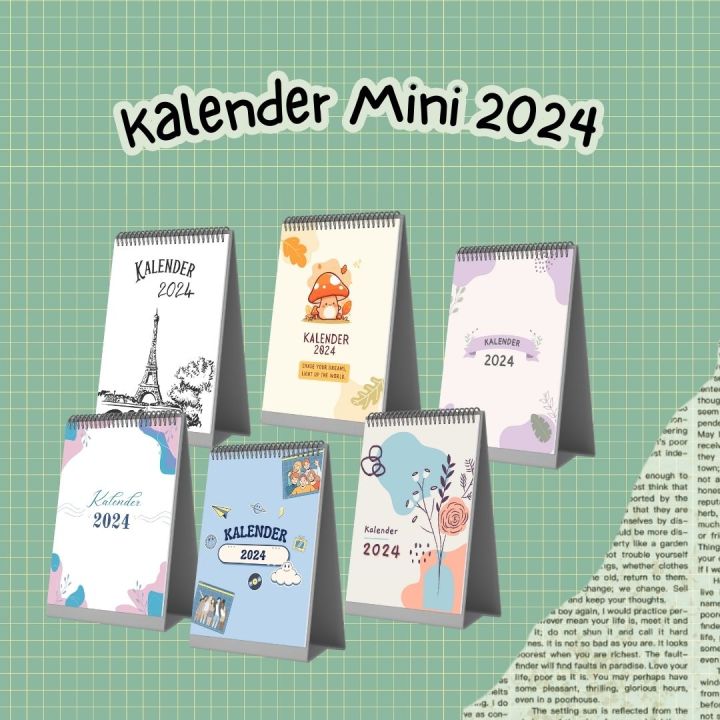 Kalender Meja Mini 2024 | Lazada Indonesia