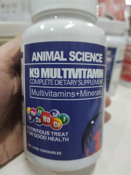 Animal Science K9 Multivitamins 100 Liver chewables | Lazada PH