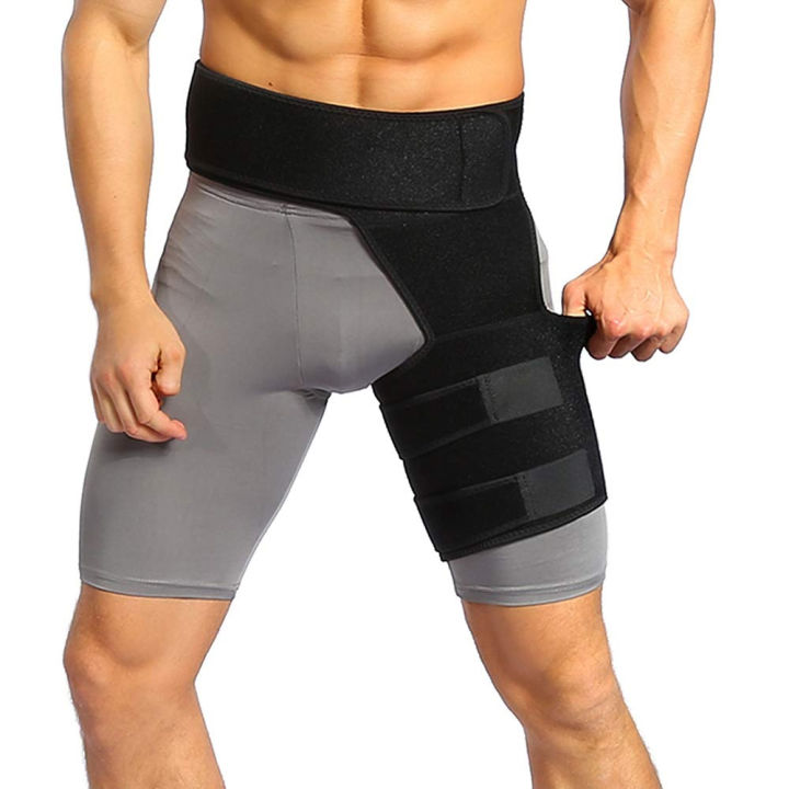 Hip Brace,Sciatica Pain Relief Brace,Thigh/Hamstring Compression ...
