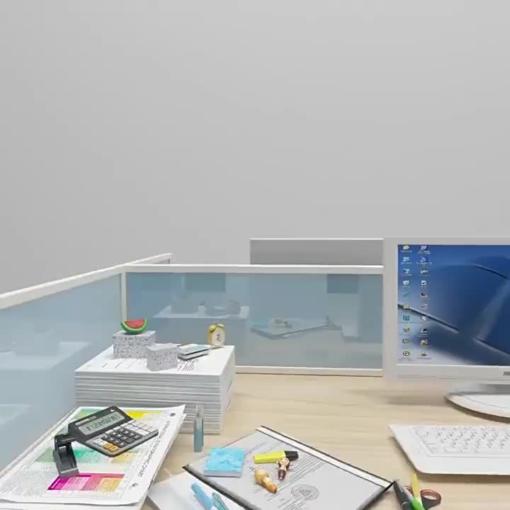 Banyak Lapisan Komputer Meja Pemegang Fail dengan Pemegang Pen Rak ...