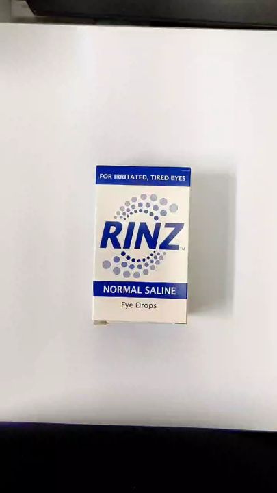 Rinz Normal Saline Eye Drops ( 5ml ) | Lazada