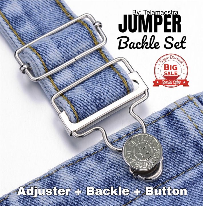 Jumper Backle Set | Dungaree Clip Adjustable Bib Trousers Brace Buckles ...