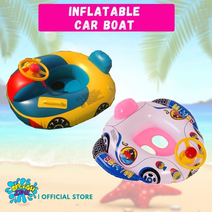 Inflatable Kids Swimming Ring Baby Seat Float Kid Scout Baby Boat ...