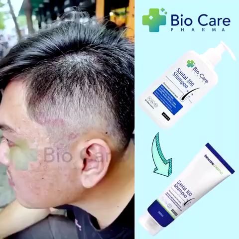 Dầu gội dượᴄ liệu BIO CARE PHARMA Santal 300 giảm gàu, nấm ngứa da đầu ...