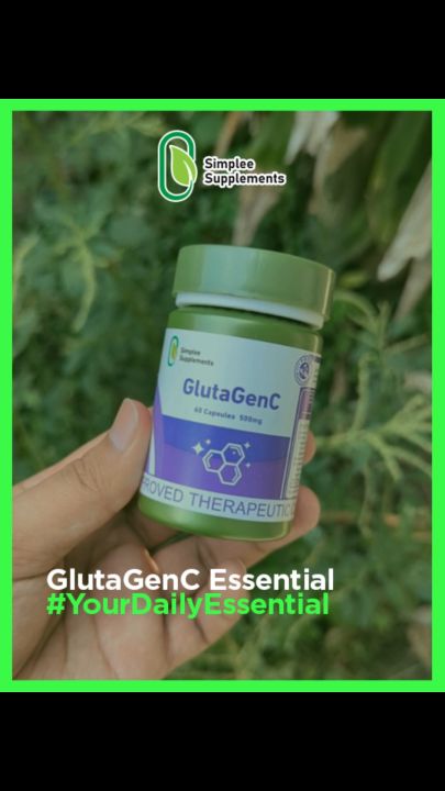 Simplee GlutaGenC Whitening Capsules 500mg | 60 Capsules – Glutathione ...