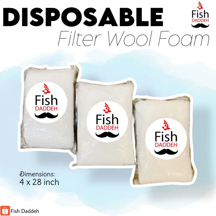Disposable Filter Wool Foam 4"x28" | Lazada PH