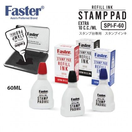 Faster Stamp Pad Ink 35ml 60ml | Lazada