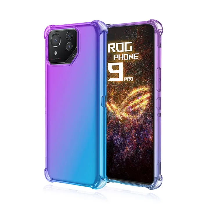 For ASUS Rog 6 9 Pro Zenfone 7 8 Flip Gradient Soft TPU Anti-Drop ...
