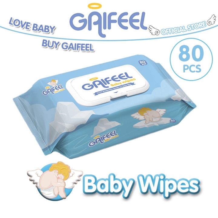 Gaifeel Baby Wipes 80pcs Per Pack Baby Wet Wipes Wet tissue Baby Tisu ...