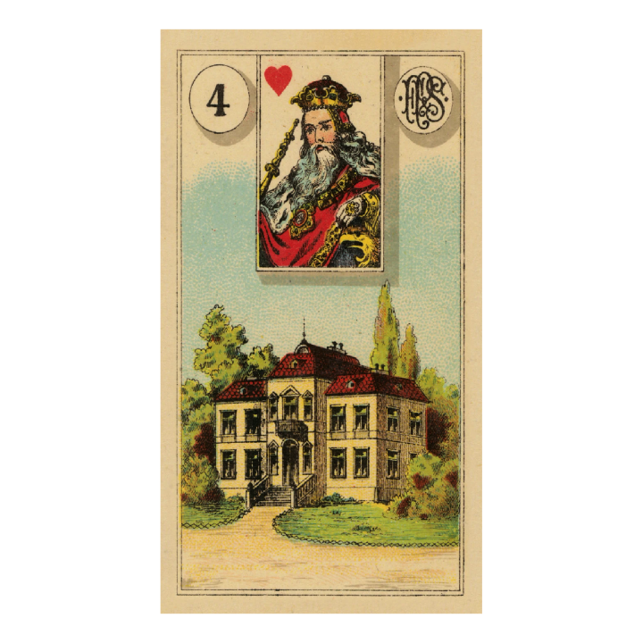 Grand Tableau Lenormand Oracle Card Game Italian Beetle Brand Leisure ...