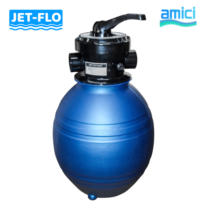 Jet-Flo 73030 12" Sand Filter With 4 Way Valve Swimming Pool Filter ...