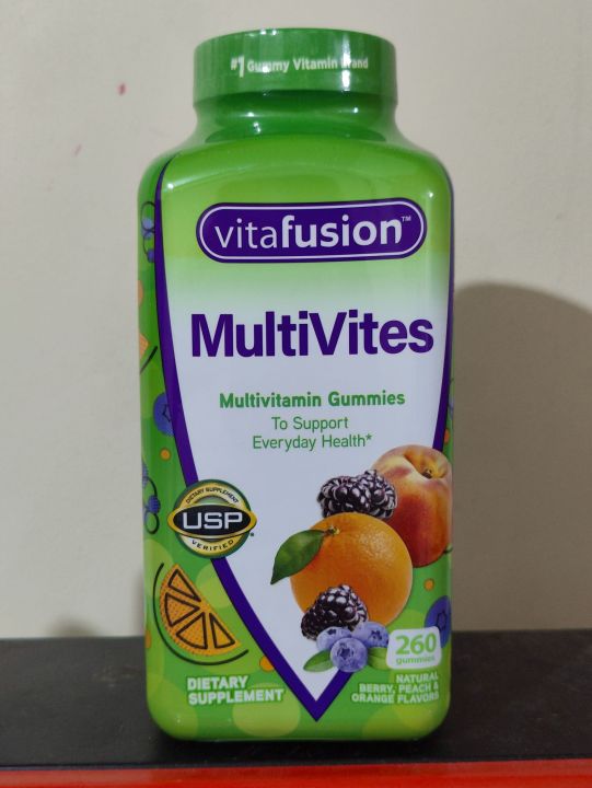 VitaFusion MultiVites 260 gummies multivitamin multi vites gummy adult ...