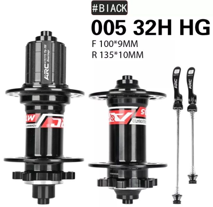 ARC MT005 Hubs 4 Pawls 32H MTB Hubs fot 8 9 10 11 Speed Front and Rear ...