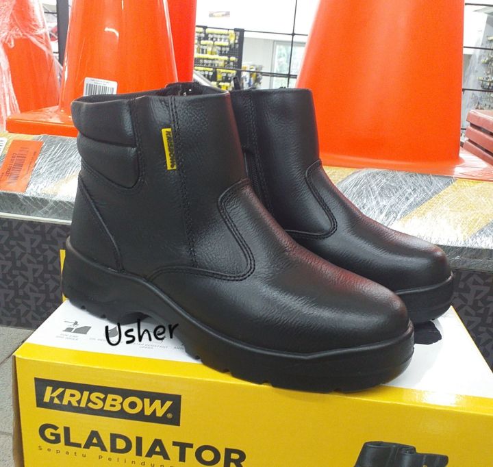 Sepatu Safety Krisbow Gladiator / Middle Cut, Model resleting 6 inch ...