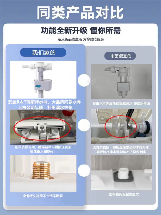 Ultra-Thin Hidden Cistern Sensor Hidden Wall Invisible Water Tank Squat ...