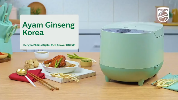 Philips 1.8L Digital Rice Cooker 8 Menus HD4515/67 / (1.8L) 12 Cooking ...