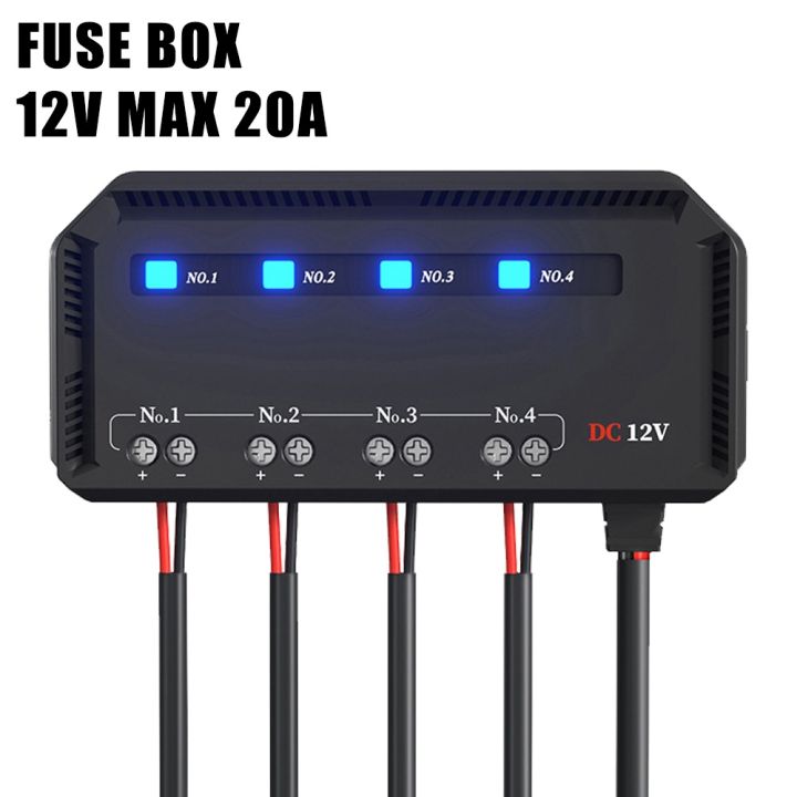 12V 20A Fuse Junction Box Electrical Circuit Protection Motorcycle Car ...