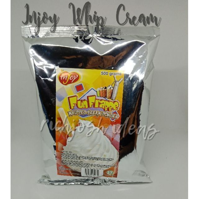 INJOY FUNFRAPPE WHIP CREAM POWDER 500grams | Lazada PH