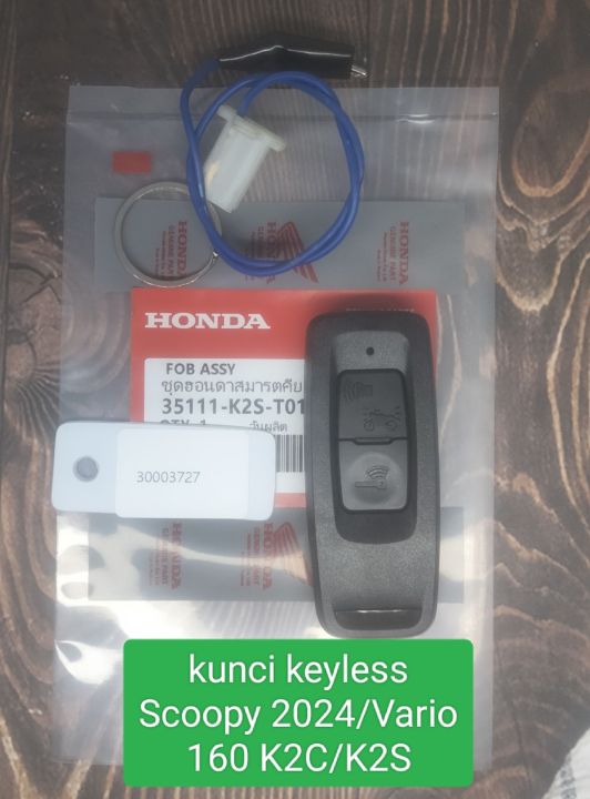 kunci remote keyless motor Honda Scoopy 2023/Vario 160 K2C/k2s | Lazada ...