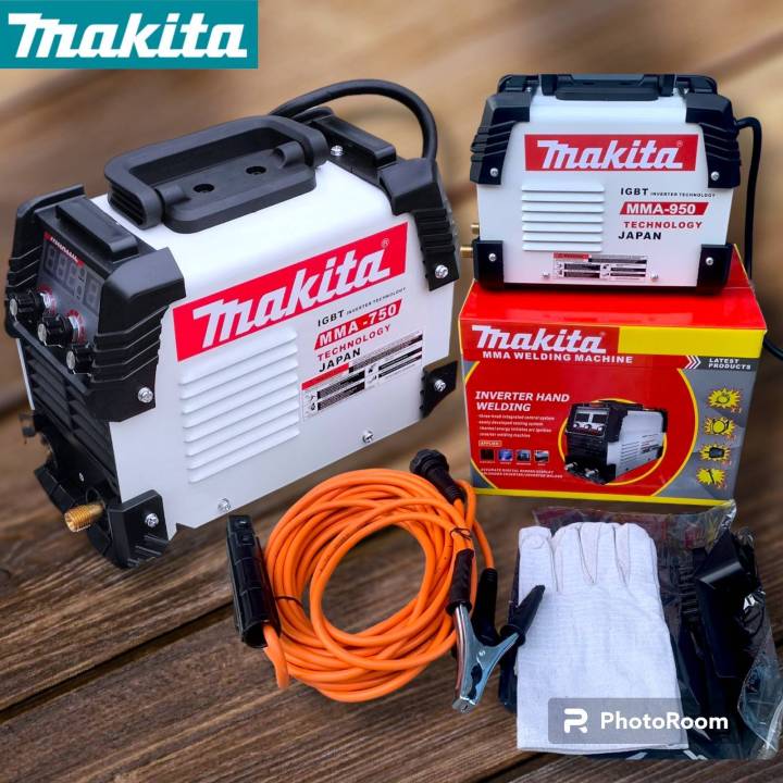 ตู้เชื่อม Makita MMA 950 พร้อมชุดสายเชื่อม 10 เมตร สายดิน 1.20 เมตร | Lazada.co.th