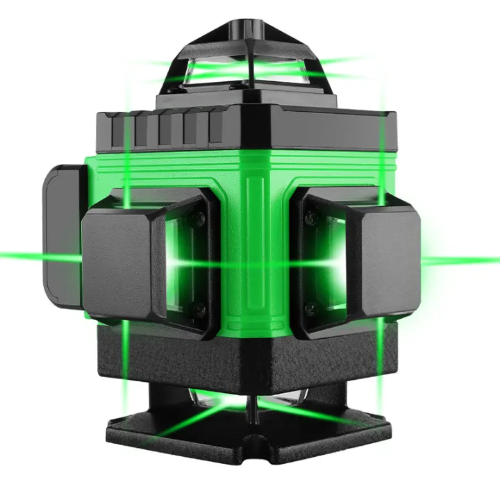 Laser Level 16 Line GreenSelf-Leveling 360 Degree Rotating IP54 ...