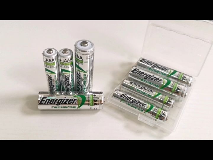 Energizer Rechargeable AA/AAA 1.2V Ni-Mh Batteries & GOX 4-Slot LCD ...