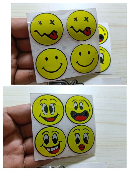 Stiker smile cutting sticker smile lucu isi 4pcs | Lazada Indonesia