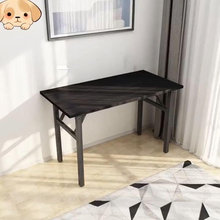 LALA 120CM Folding Table Double layer Dining table Computer Table ...