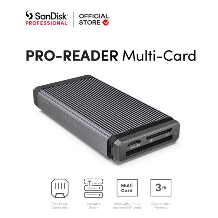 SanDisk Professional PRO-READER Multi Card (SDPR3A8-0000-GBAND) ประกัน ...
