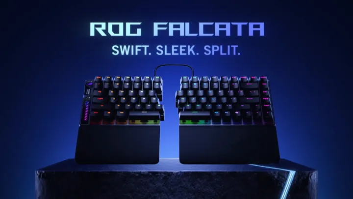 ASUS ROG Falcata Wireless Gaming Keyboard PBT Keycap ROG Speednova 8K ...