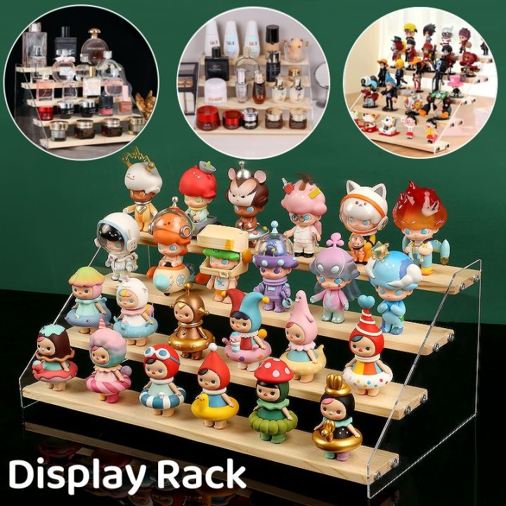 2-5Tier Ladder Display Storage Rack Wooden Display Rack Multi-Layer ...