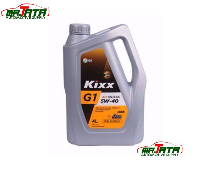 Kixx G1 5w40 Fully Synthetic Gasoline Oil 4L and 1L | Lazada PH