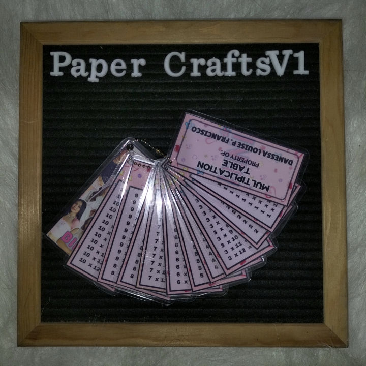 Multiplication Table Keychain Lazada Ph