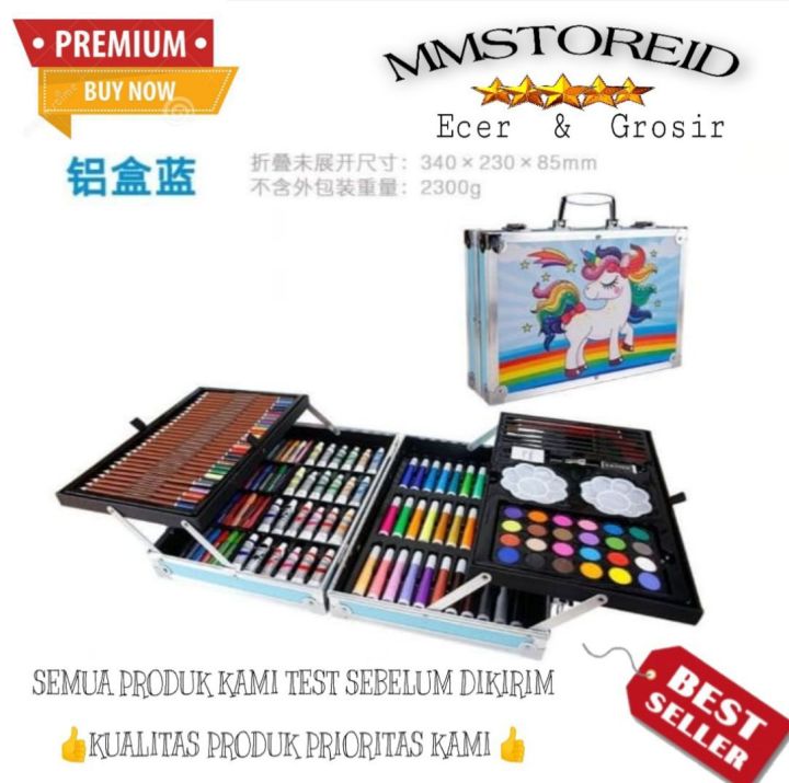 MM - CRAYON ART SET / KOPER SET CRAYON MEWARNAI ANAK / ALAT LUKIS ANAK ...