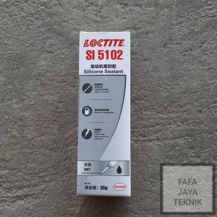 SILICONE SEALANT SI 5102 GREY 85 GRAM LOCTITE LEM GASKET TAHAN PANAS ...
