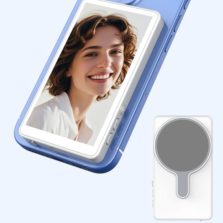 Magnetic Phone Vlog Selfie Monitor Screen Wireless Recording Using ...