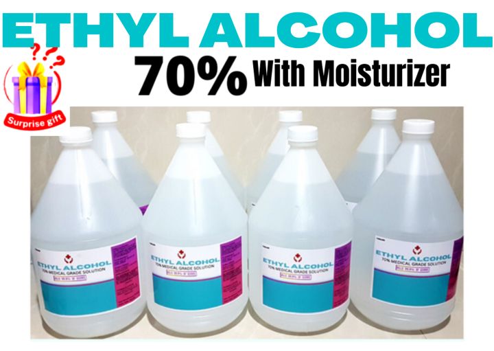 70% ETHYL ALCOHOL SOLUTION WITH MOISTURIZER DISINFECTANT 1GALLON ...