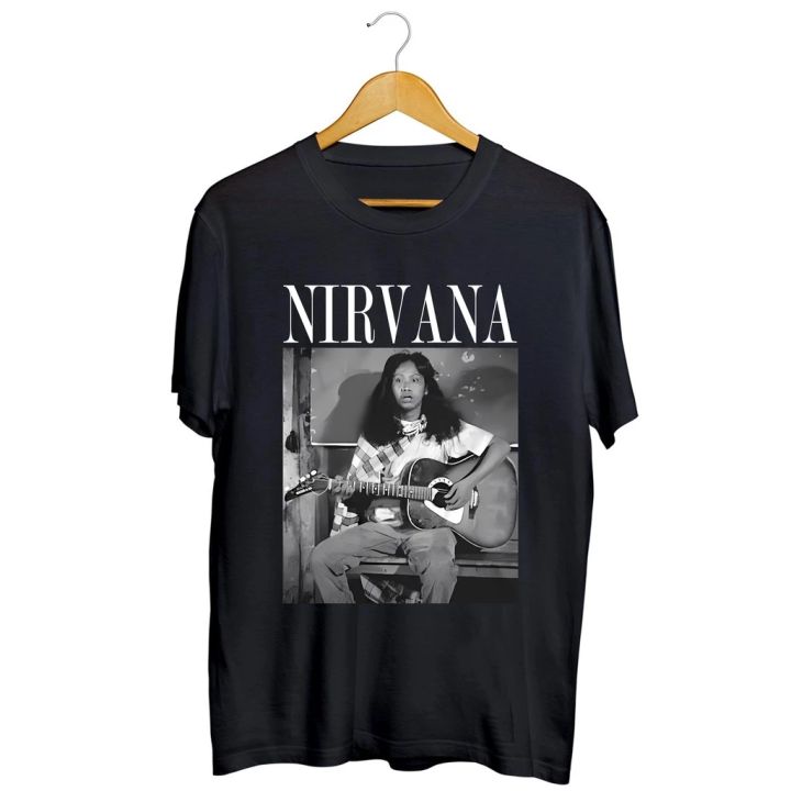Kaos Nirvana X Mandra Main Gitar | Lazada Indonesia