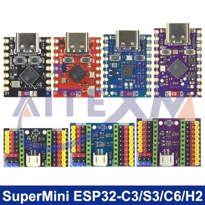 Esp32 C3 Esp32 S3 Esp32 H2 Esp32 C6 Development Board Esp32 C3 Supermini Plus Wifi Bluetooth 4763