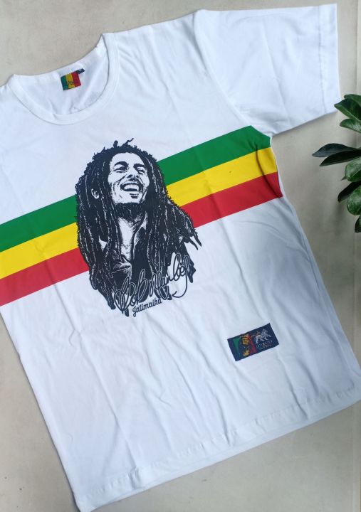 kaos Bob Marley baju reggae tshirt rasta original | Lazada Indonesia