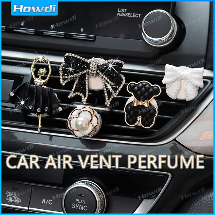 【Howdi Car Outlets】Car air outlet perfume clip cute mini flower ...